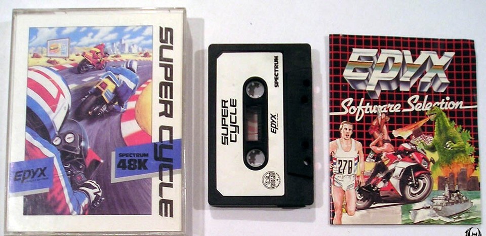 Sinclair ZX Spectrum 48K Game - SUPER CYCLE - Epyx - Tested & Working ...
