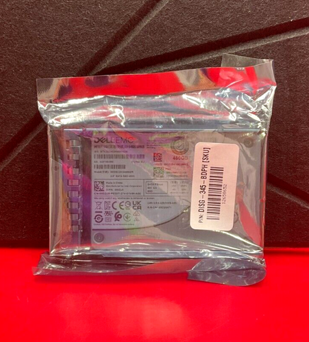 Dell 480GB SATA SSD Drive SFF Hot Swap 345-BDPH ️️ ️️ NEW! SEALED! ️️ ...