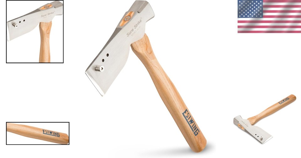 Durable 20 oz Roofing Hatchet with Fixed Alloy Blade & Comfortable ...
