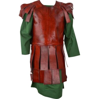 Halloween Roman Soldier Leather Subarmalis Brown Under Armor Larp ...