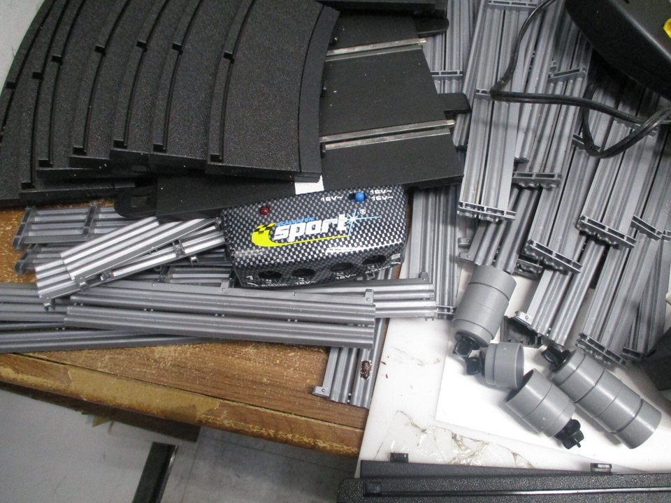 BIG Lot SCALEXTRIC SPORT Advanced Track System CARS Transformers 1/32 ...