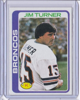 1978 Topps Football Card #12 JIM TURNER BRONCOS NRMT IDRED | eBay