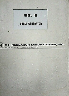 Pulse - Pulse Generator Instruction Manual W Schematics