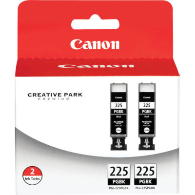 Canon PGI-225 Black Ink Cartridge Twin Pack 4530B007 - Canon Authorized ...