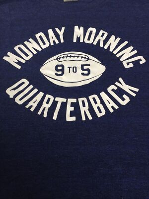 Monday Morning Quarterback Homage T-shirt Large | eBay