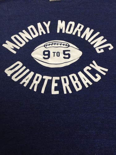 Monday Morning Quarterback Homage T-shirt Large | eBay