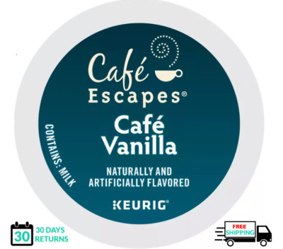 🆕☕ Cafe Escapes Cafe Vanilla Keurig Coffee K-cups | eBay