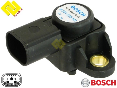BOSCH 0261230191 INTAKE MANIFOLD PRESSURE SENSOR MAP 0261230141 ,MB ...