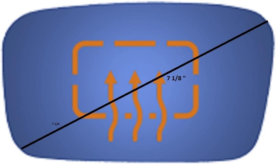 Exterior Side View Door Mirror Glass Driver Side Left LH Fits 2009-2014 ...