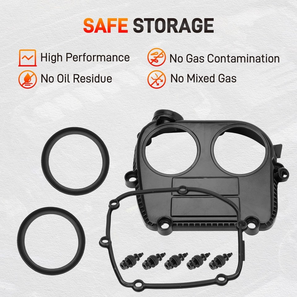 For Audi A3 A4 A5 VW Beetle Jetta Engine Upper Timing Chain Cover Kit ...