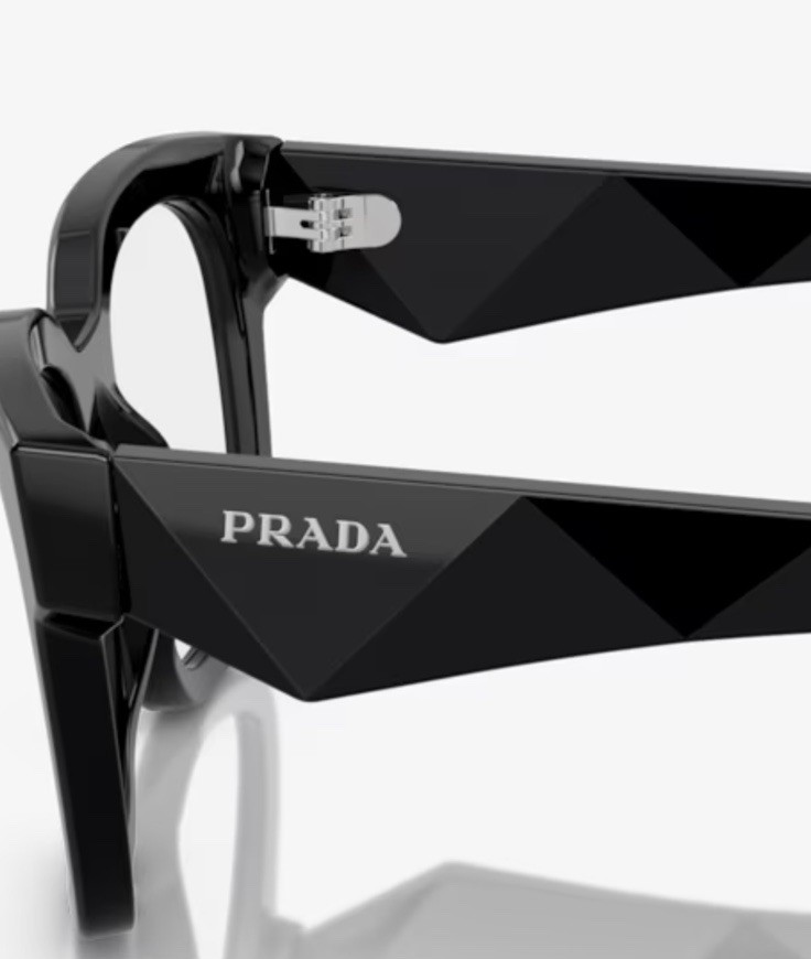 PRADA Eyeglasses PR A10V 16K1O1 Black 53 mm | eBay