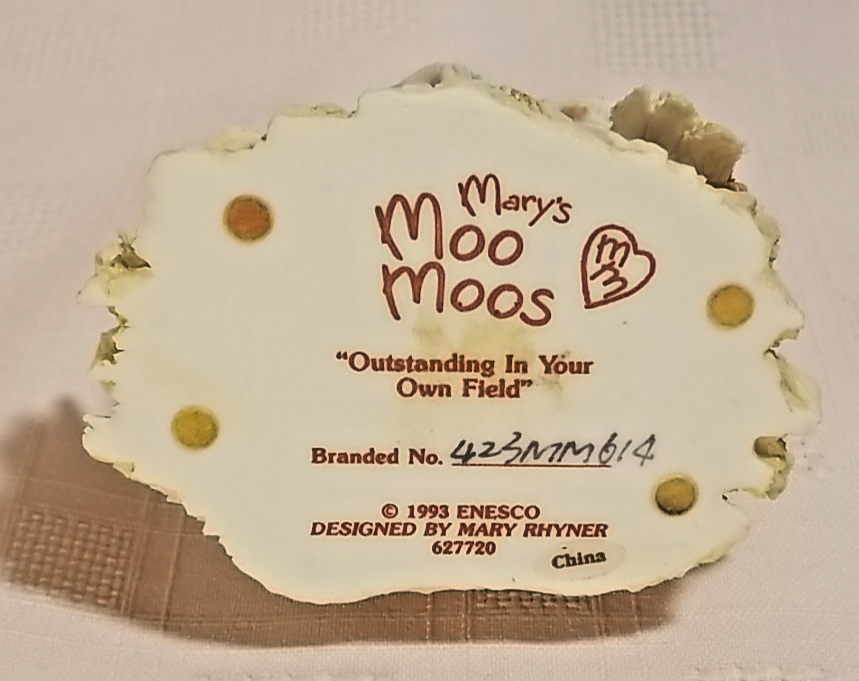 Marys Moo Moos 1993 Outstanding In Your Own Field - Enesco # 423MM614 ...