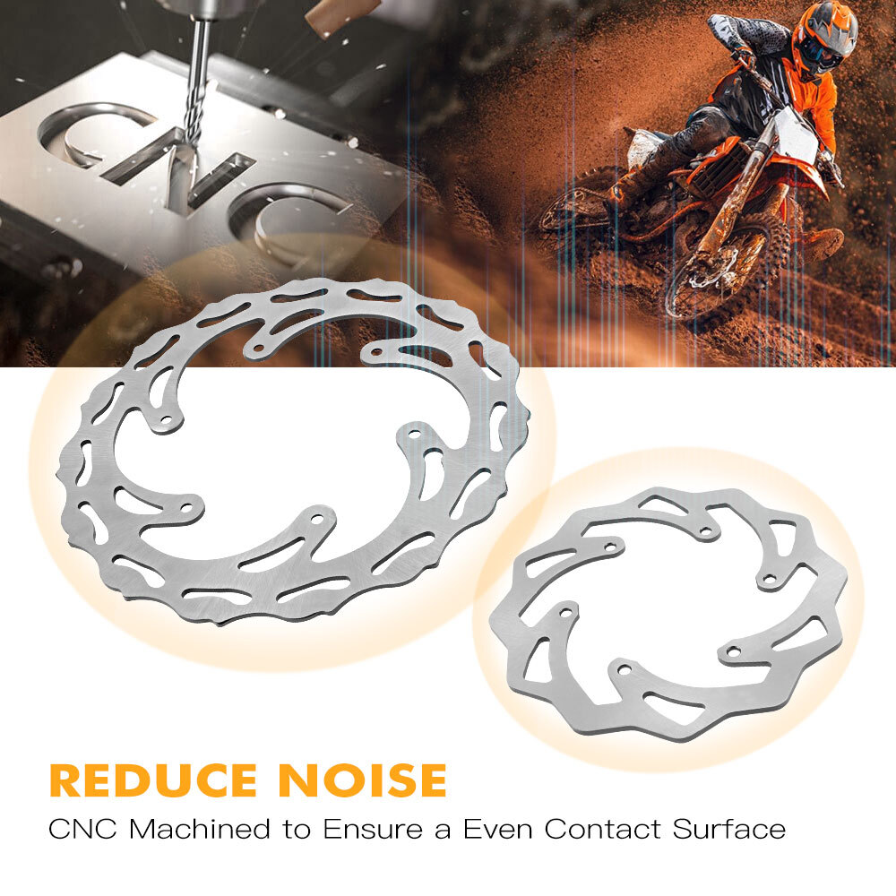 Front Rear Brake Disc Rotors For KTM 125 250 300 350 450 EXC XC XCW XCF ...