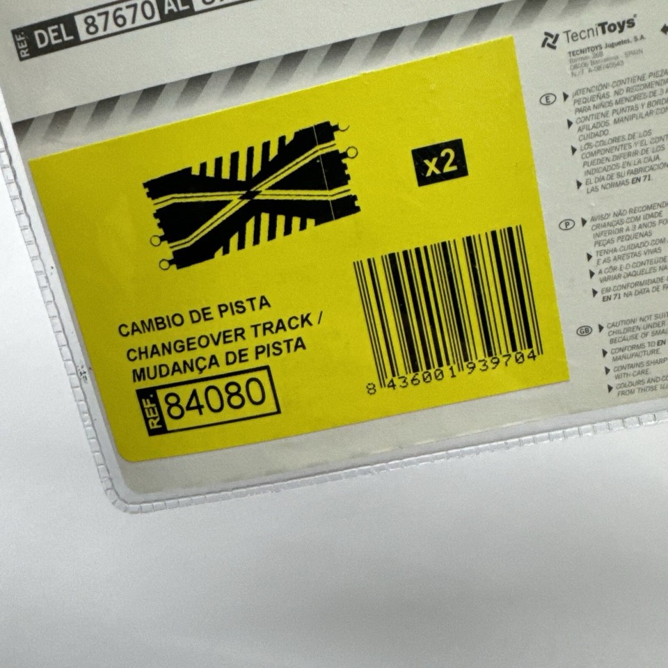 SCX Criss-Cross Track 1:32 Scale Slot Car Track 1pk (2 pieces) SCX ...