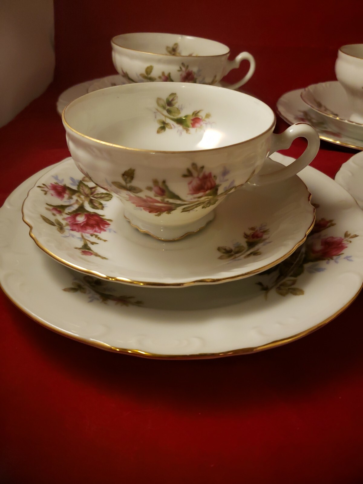 Beautiful 19 Piece Bond Fine China L&M Pompadour Rose Made In Japan Tea ...