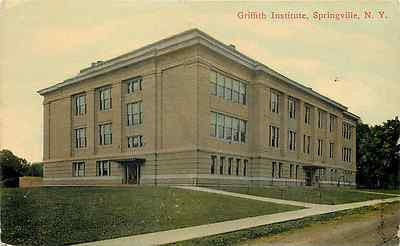 SPRINGVILLE NY GRIFFITH INSTITUTE POSTCARD | eBay