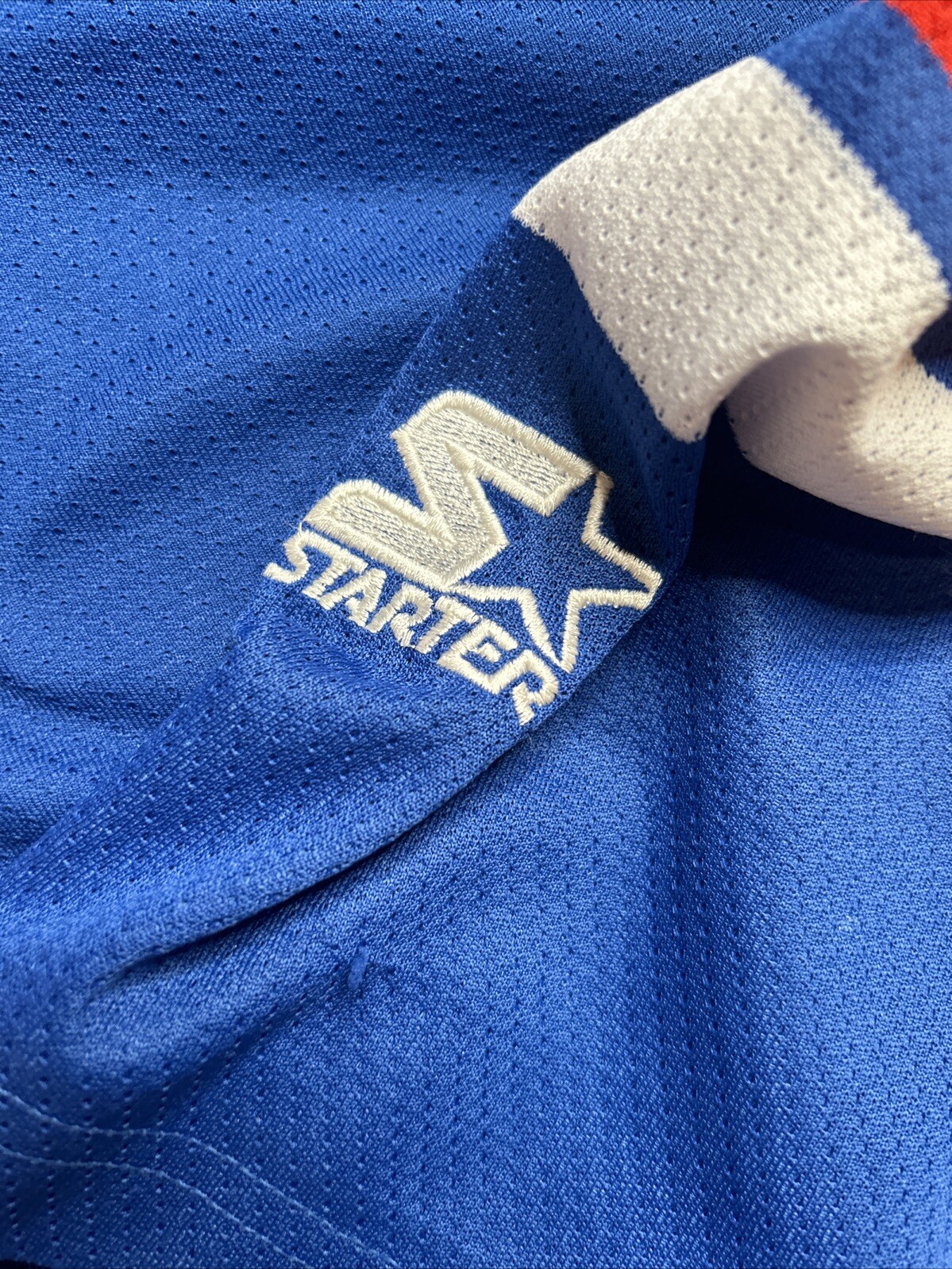 Vintage Starter New York Rangers Jersey Mens Large Blue Red White NHL ...