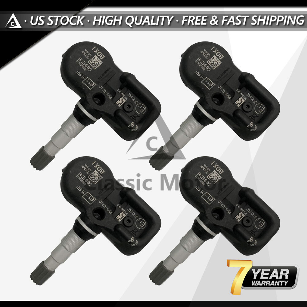 For Toyota Camry Corolla GT86 Hilux Tire Pressure Sensor TPMS 433MHz ...