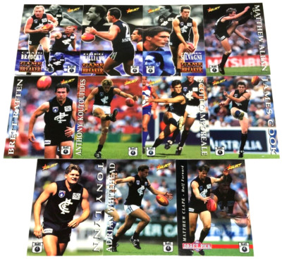 1995 SELECT AFL ULTIMATE SERIES 2 CARD FULL BASE CARD TEAM SET-CARLTON ...