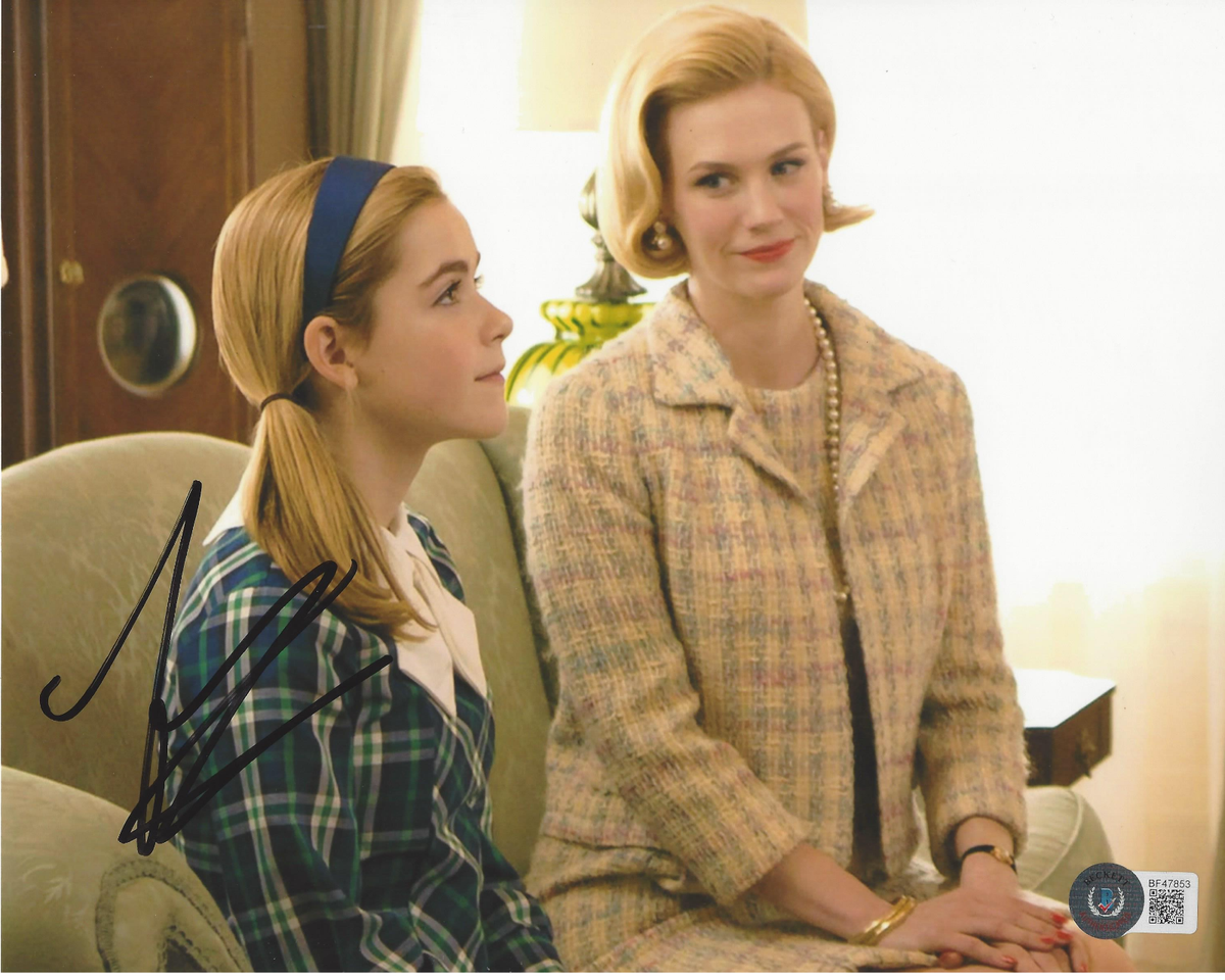 Sally Draper KIERNAN SHIPKA SIGNED MAD MEN SALLY DRAPER 8x10 ...
