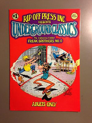 Rip Off Press Inc Presents:Underground Classics #1 Rare Rip Off Press ...