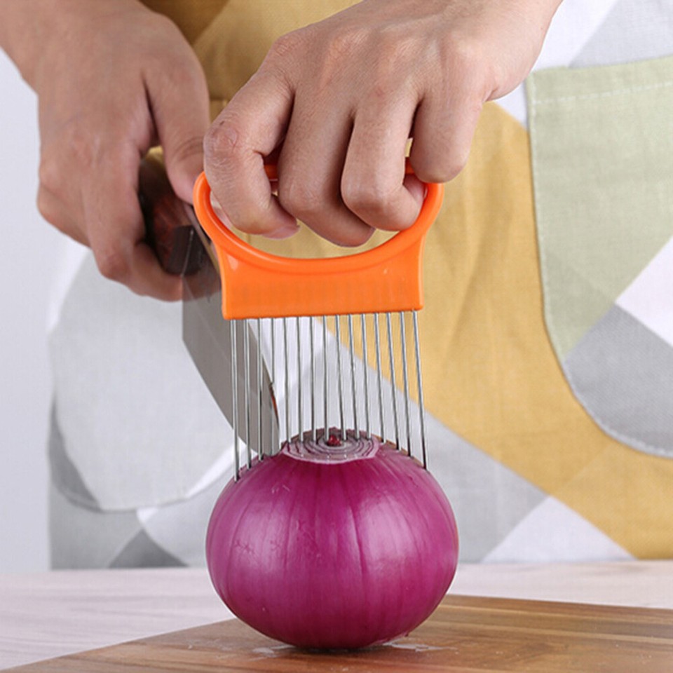 12 -Prong Onion Holder Meat Slicer Cucumber Cutter Comb Pointy | eBay