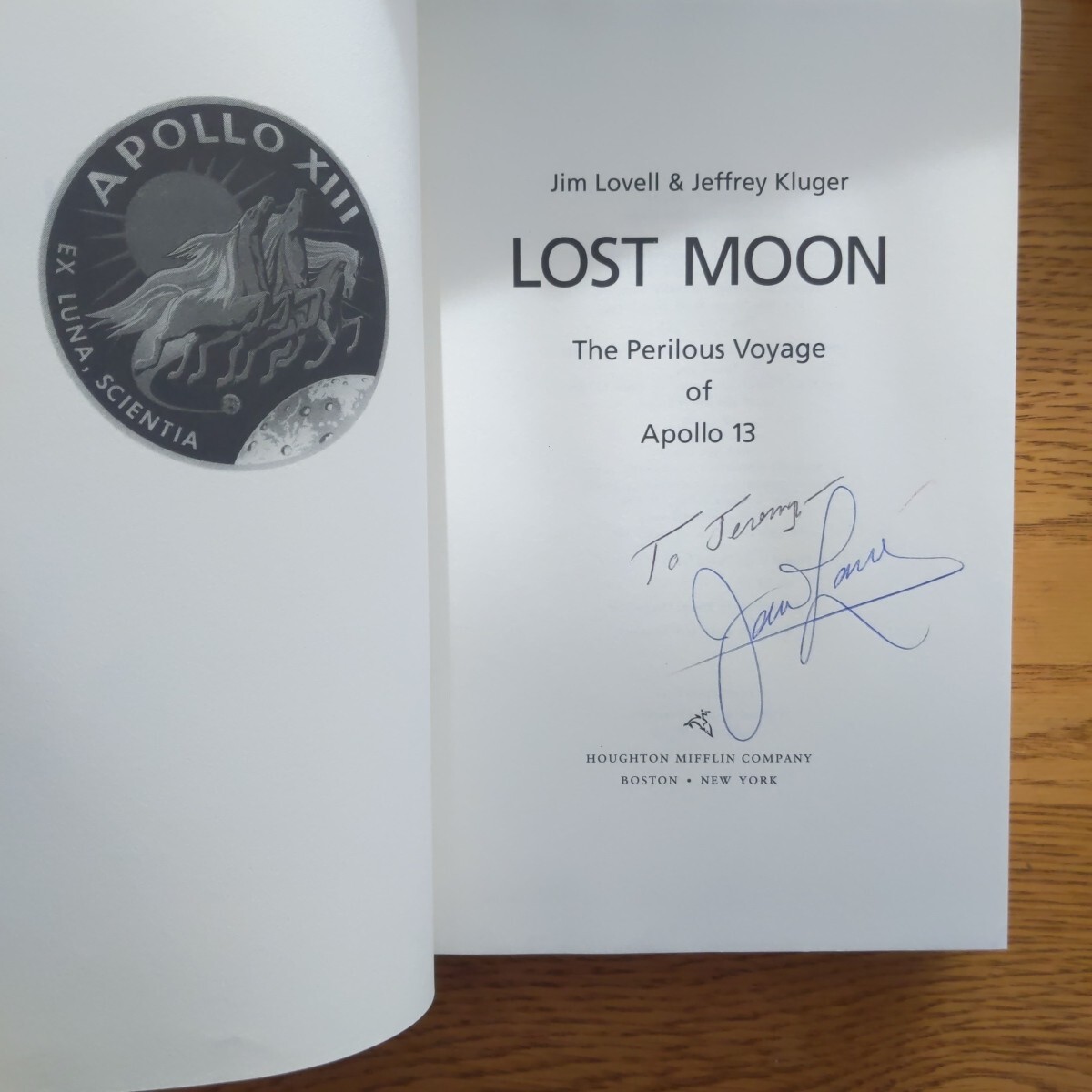 Lost Moon: The Perilous Voyage of Apollo 13 by Jeffrey Kluger Jim Lovell SIGNED | eBay