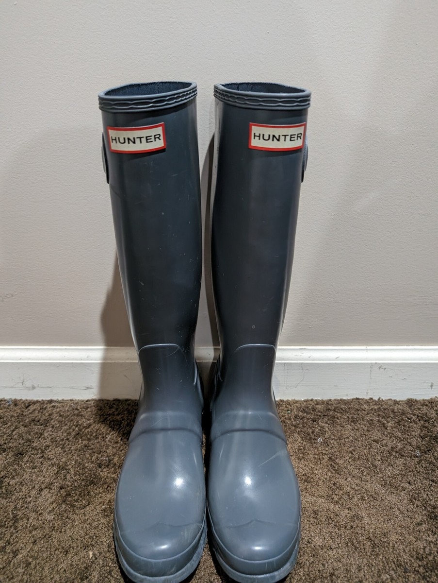 Graphite Hunter Boots Hunter Original Tall Side Adjustable Boot Dark