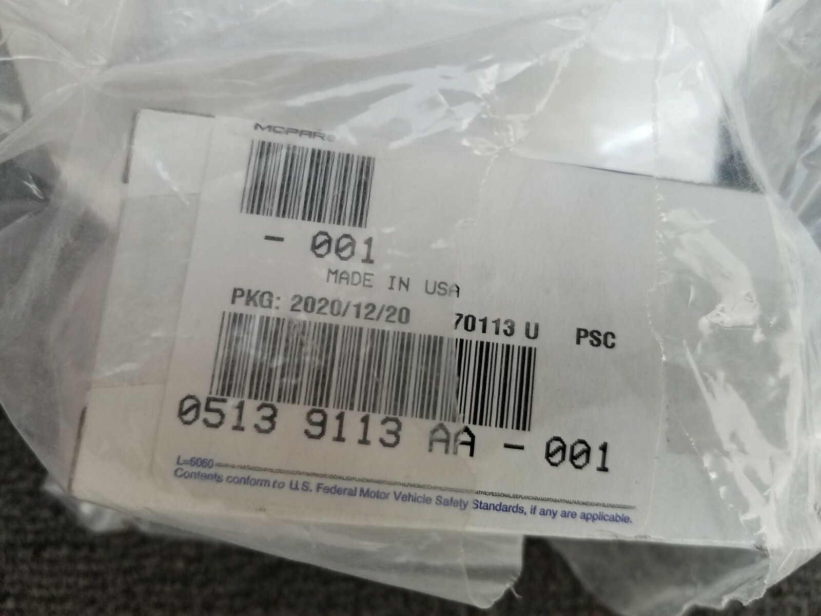 Windshield Washer Pump-Base, VIN: G Mopar 05139113AA for sale online | eBay