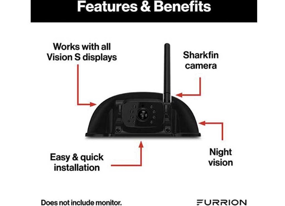Furrion FCN48TASF Vision S Rear Back Up RV Security Camera - Lippert ...