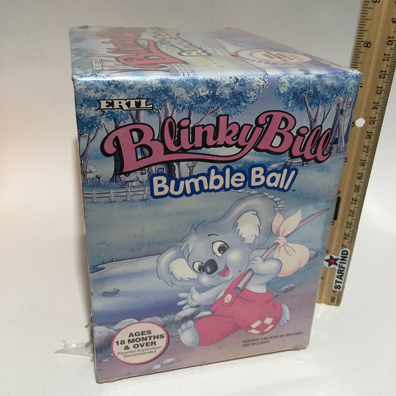 1995 ERTL Vintage Bumble Ball Blinky Bill Koala Bear Bouncy Animal Toy ...