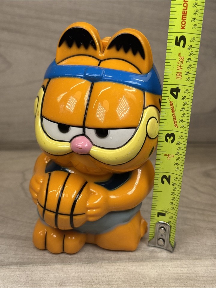 GARFIELD Flip Phone 1980s Enesco Telephone Playing Basketball RARE ...