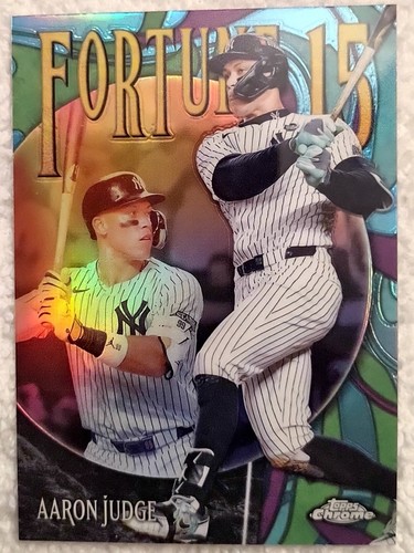 2025 Topps Chrome Aaron Judge Fortune 15 #F15-1 Yankees ~ Home Run King | eBay