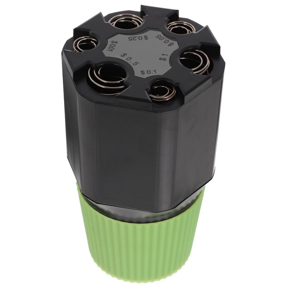 Coin Dispenser Money Sorter Quarter Holder Portable Car Storage Case ...