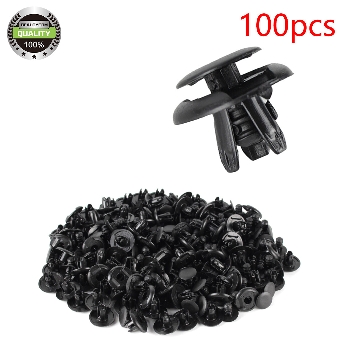 100Pcs Fender Splash Shield Clip Push Rivet Retainer Fit Toyota Echo ...