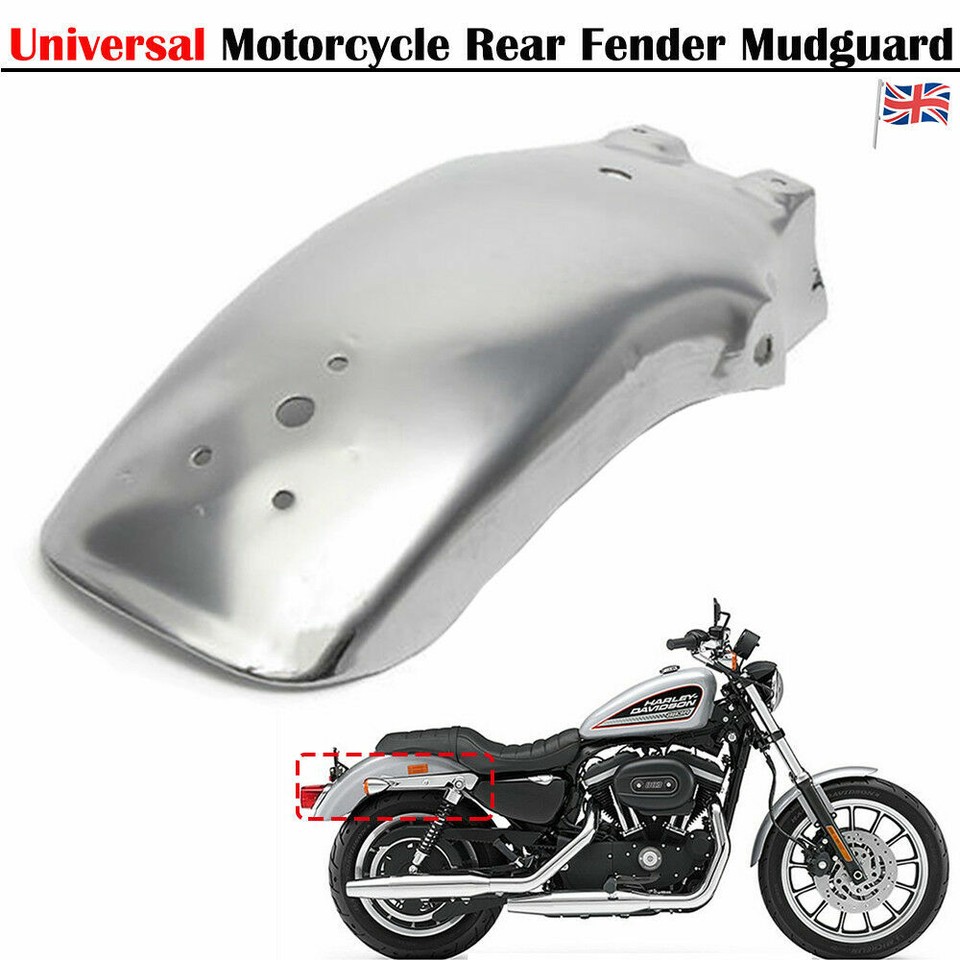 Universal Motorcycle Rear Fender Mudguard For Harley Honda Yamaha ...
