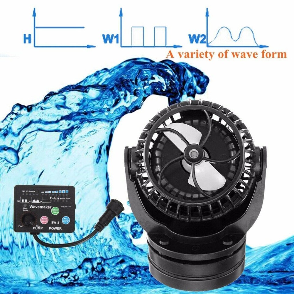 Jebao Wave maker Pump SW-2 SW-4 SW-8 SW-15 for Aquarium Fish Tank 660 ...