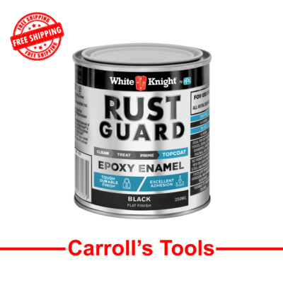 White Knight Rust Guard Epoxy Enamel Paint - 0.25L Various Colours ...