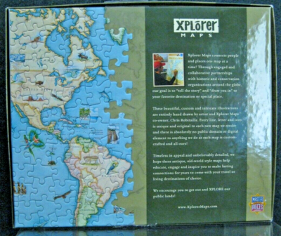 Xplorer Maps MasterPieces Xplorer Glacier Map 1000 Piece Jigsaw