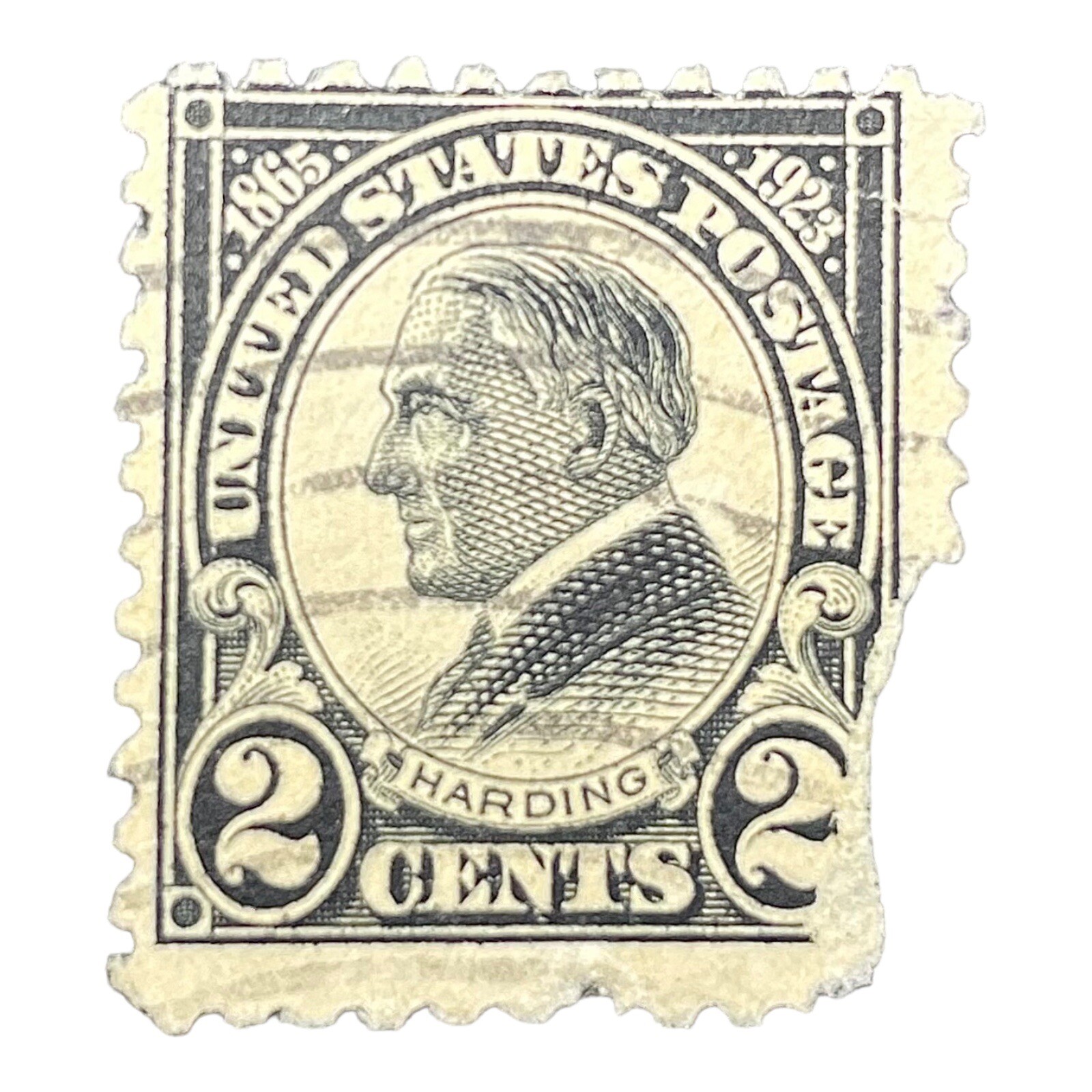 Stamps United States 1901-Now: Used 1923 2c Warren Harding U.S. Scott ...