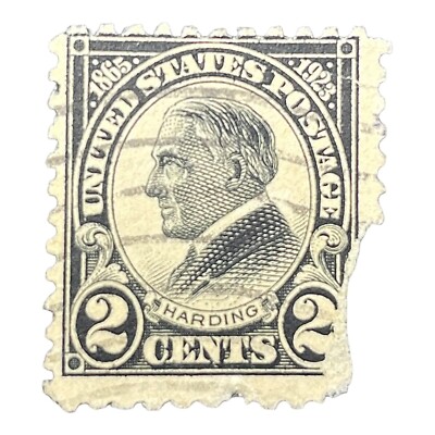 Stamps United States 1901-Now: Used 1923 2c Warren Harding U.S. Scott ...