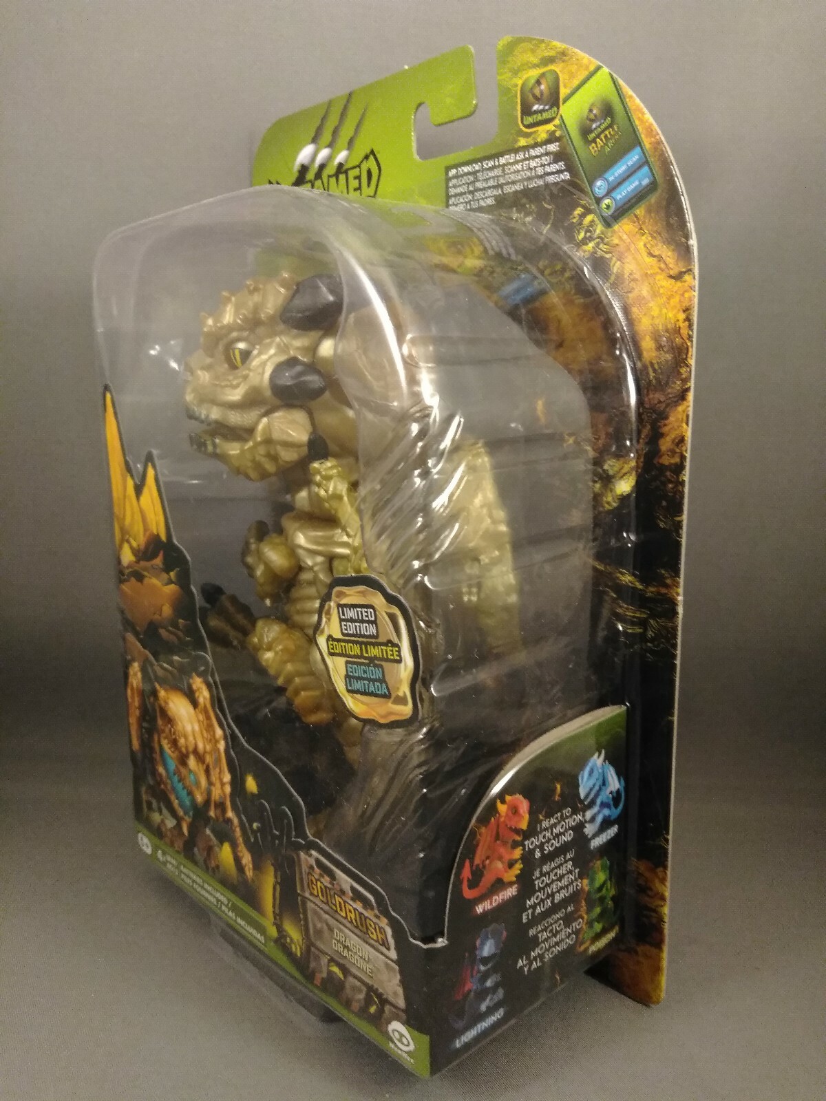 Fingerlings Untamed LIMITED EDITION GoldRush Chase Dragon Lights Sounds ...