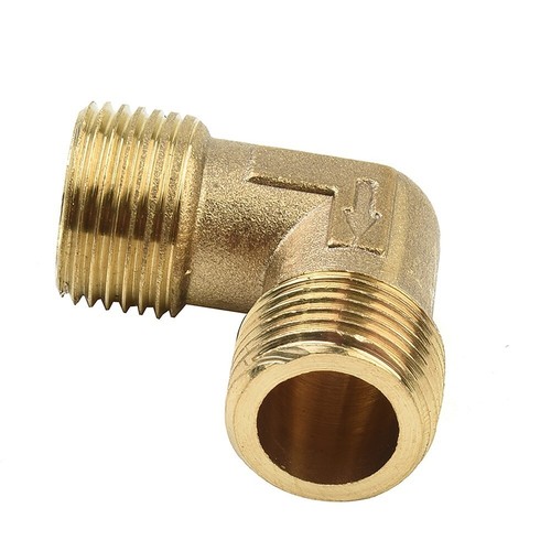 Air Compressor Fittings Brass 16.5mm Male Thread Check Valve Elbow ...