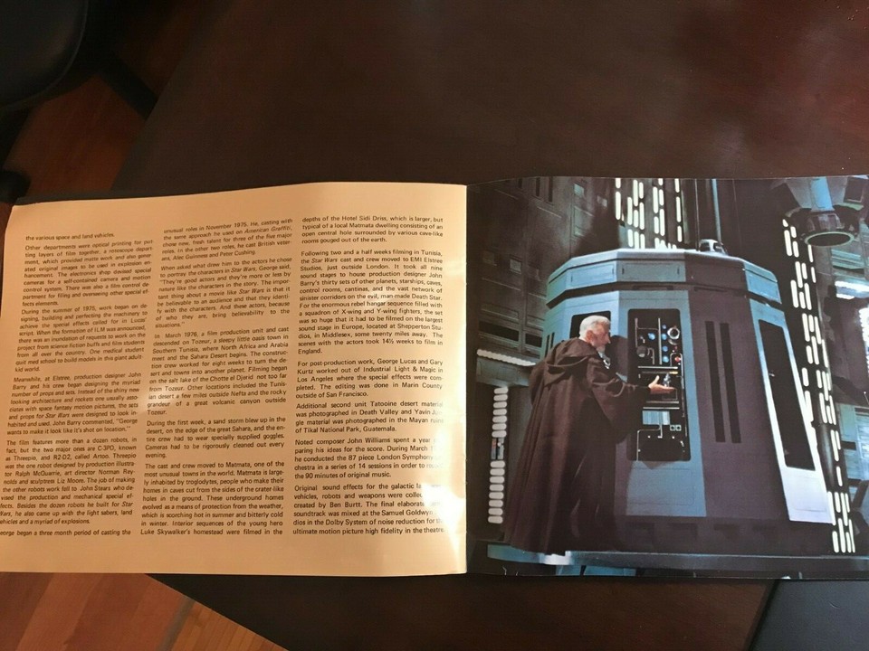 Star Wars Movie 1st printing 1977 Souvenir Program | eBay