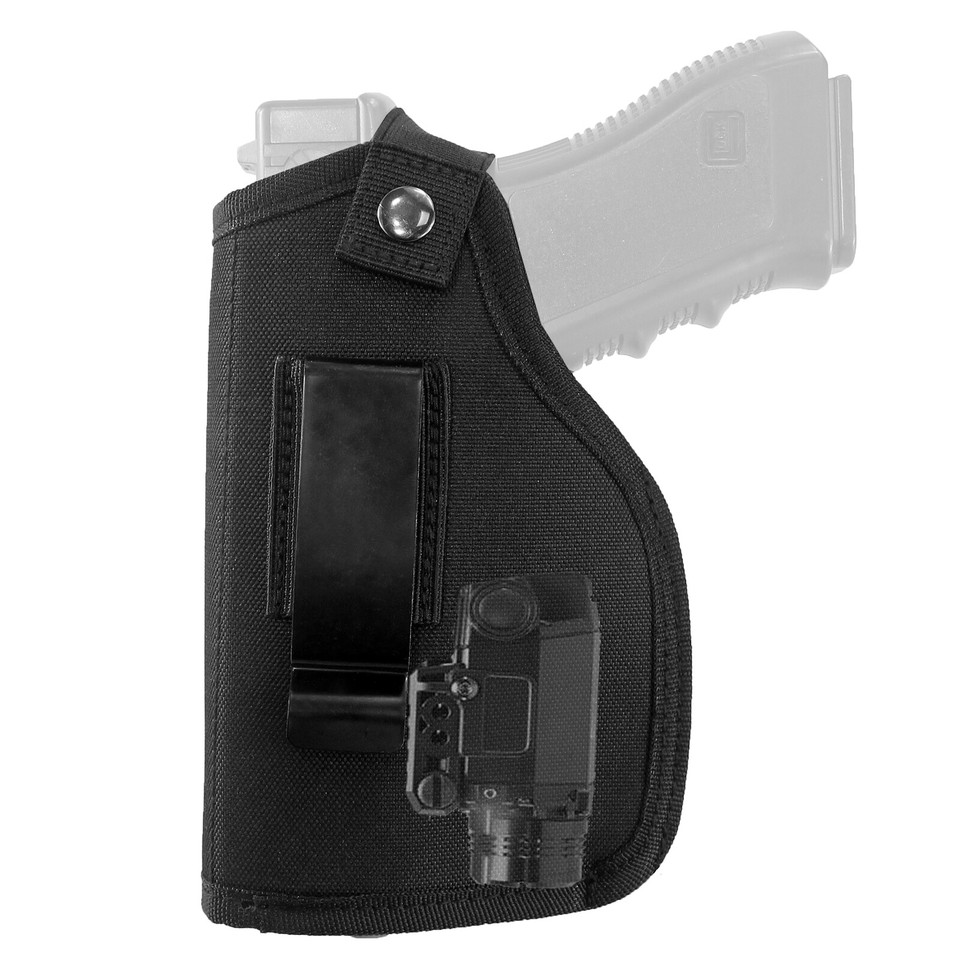 Tactical Concealed IWB OWB Gun Holster for Handgun with Flashlight ...