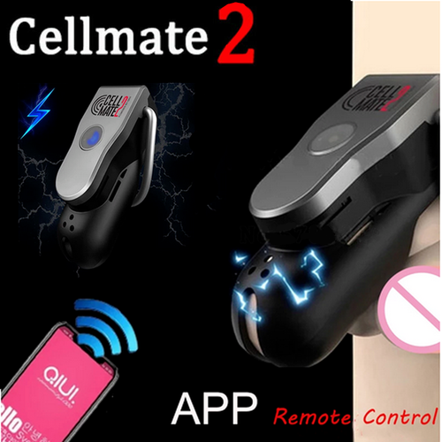 APP Remote Control Cell Mate Male Chastity Device Cage Chastity Lock ...