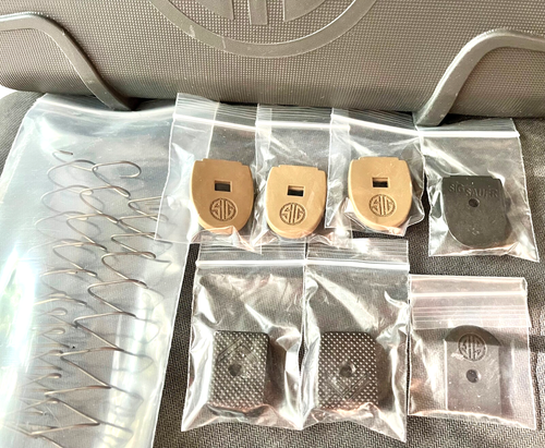Factory OEM Sig P320/P250 Magazine Base Plates 2 LEGION LOT of 6 + 3 ...