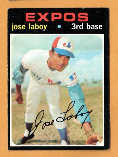 1971 Topps Jose Laboy #132 Montreal Expos VGEX | eBay