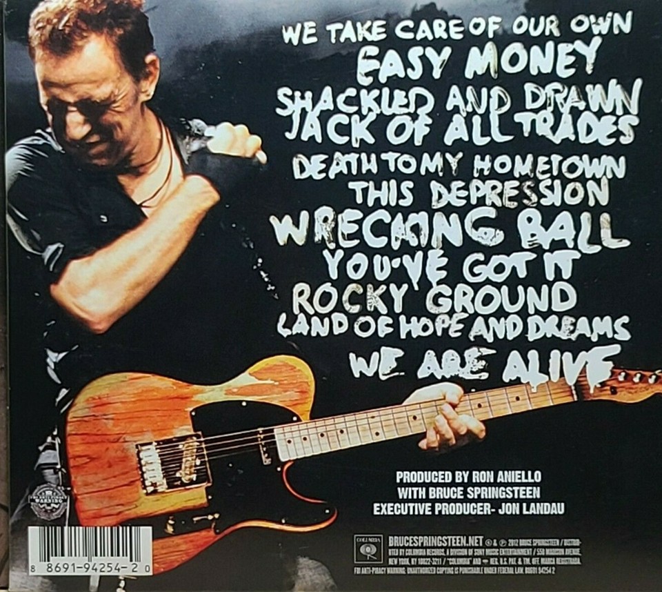 Bruce Springsteen - Wrecking Ball (CD 2012) EXCELLENT / MINT COND ...