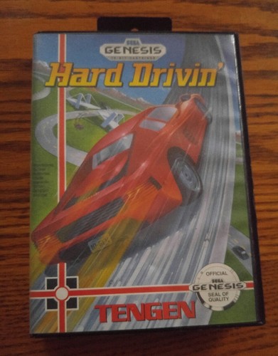 000 Vintage Sega Genesis Hard Drivin' Video Game Tengen 1989 Atari | eBay